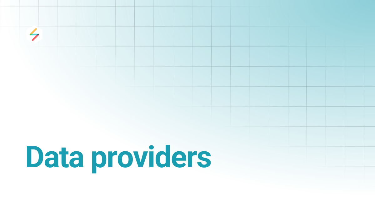 Data providers | Data